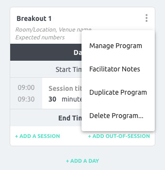 Building Programs & Schedules | Quickstart Guide • Joi